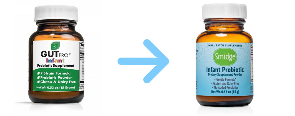 Infant Probiotics Powder - Smidge™ - (formerly GutPro® Infant)
